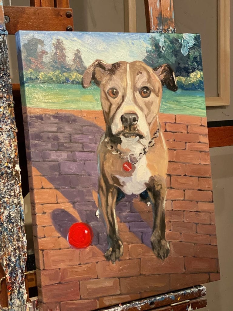 Commissioned Dog Paintings | Christopher Mize